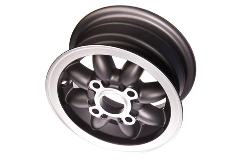 ROSE PETAL WHEEL SET - 4.75" x 10" BLACK/SILVER | MED