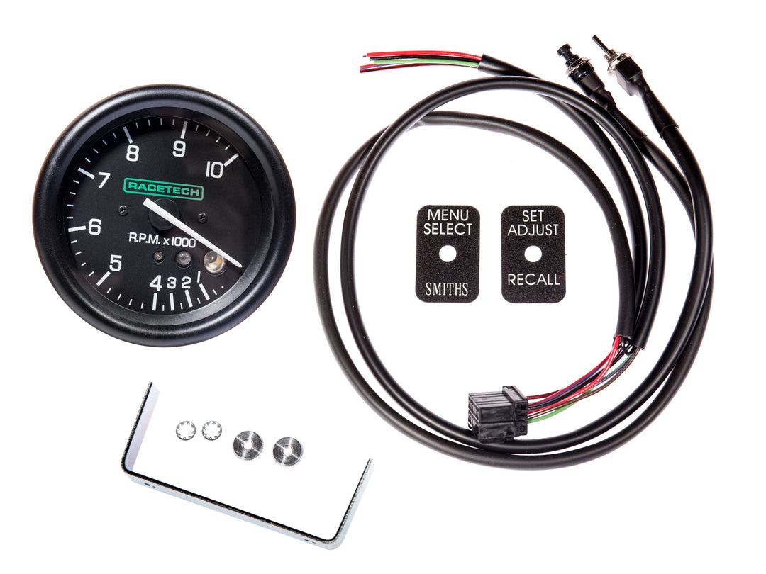 Racetech 80mm tachometer - 10,000RPM | MED Engineering | MED